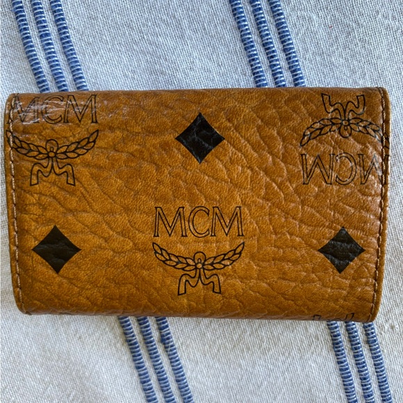MCM | Accessories | Mcm Collectors Monogram Keyholder Vintage Made In ...